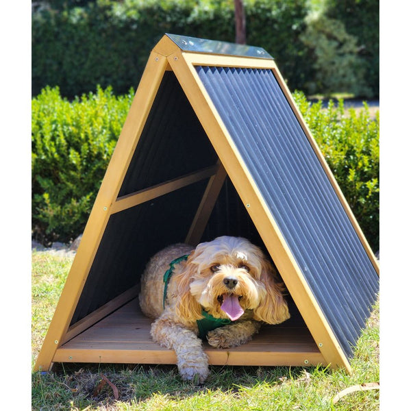 Modern Triangle Dog House - Modern Pets