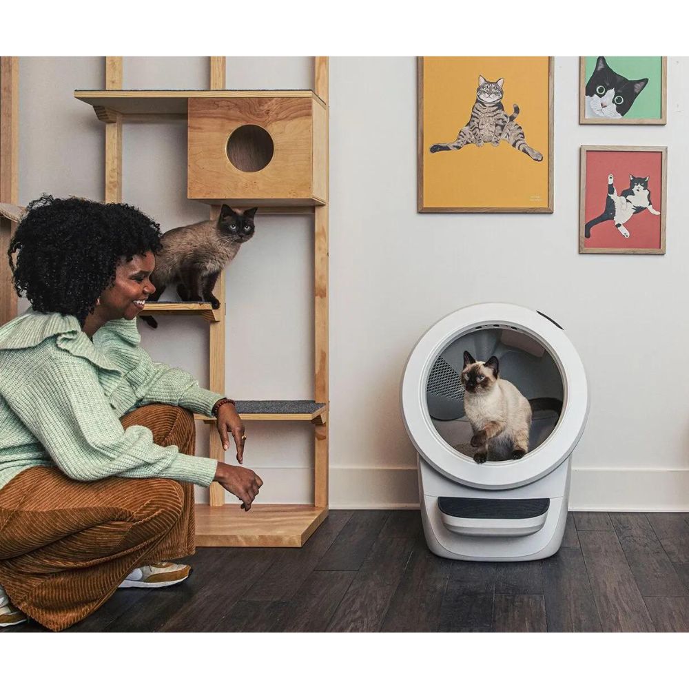Automatic Litter-Robot 4, Self-Cleaning Litter Box, White