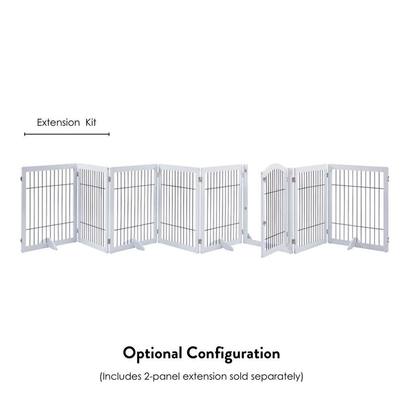 Wooden Dog Pen, Puppy Enclosure & Six Panel Pet Gate