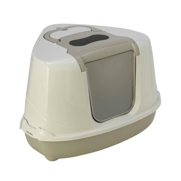 Moderna Flip Cat Corner Enclosed Cat Litter Box, 3 Colours - Modern Pets